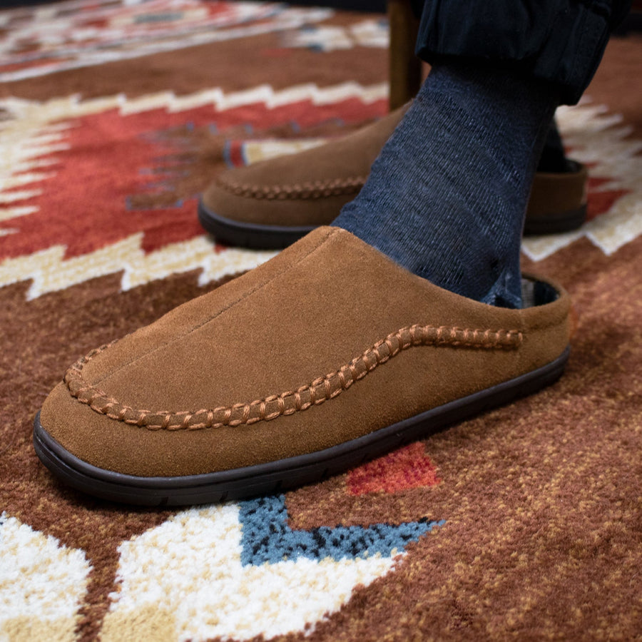 Homitem Slippers For Men Staheekum Men's Forrager Flannel Slipper ...